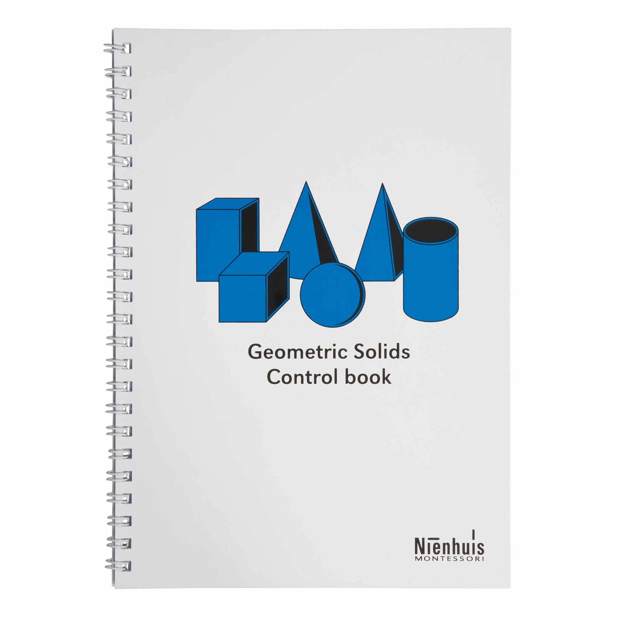 Libro de Control Figuras geométricas con volumen de metal - Lupa Montessori